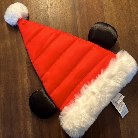 Disney | Accessories | Disney Mickey Mouse Quilted Santa Hat | Poshmark